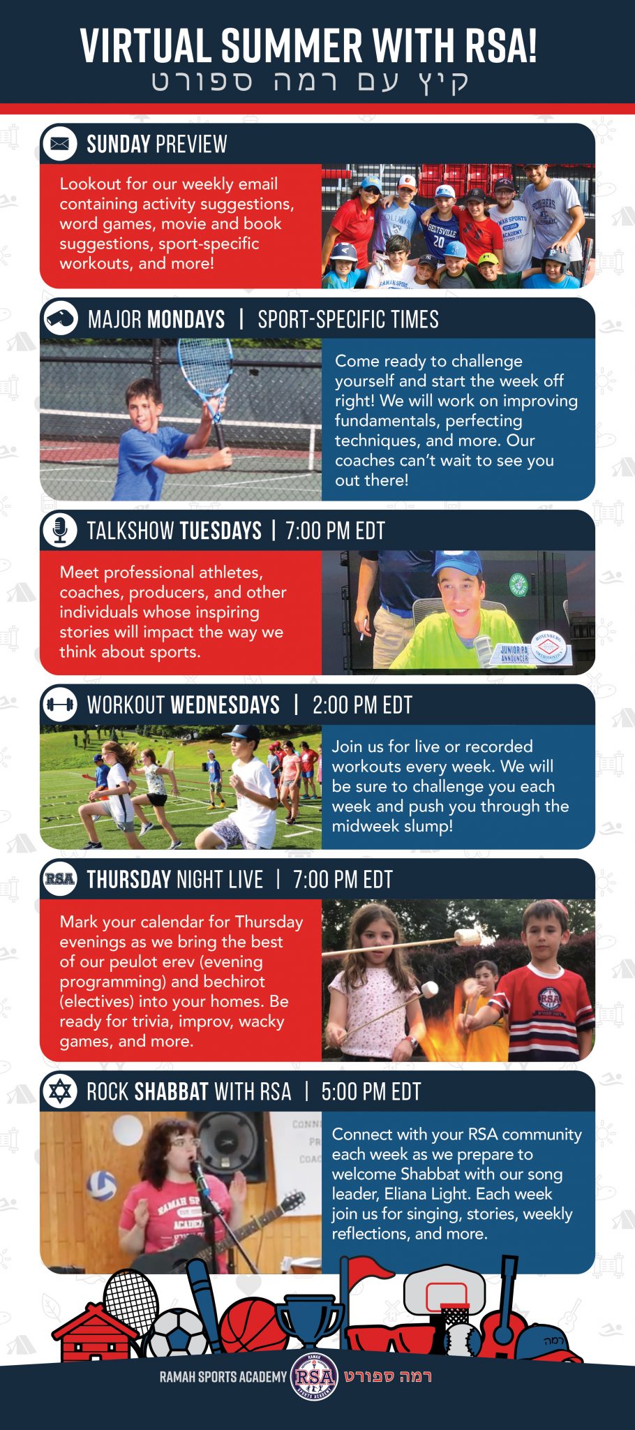 Virtual Summer with RSA - Ramah Sports Academy